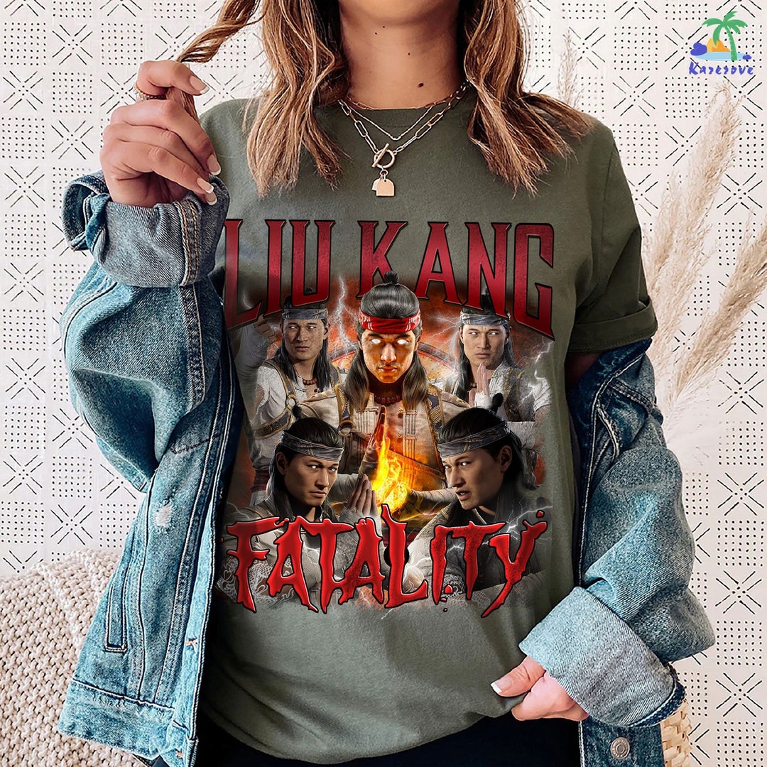 Liu Kang Unisex Shirt Retro Unisex Hoodie Gift for Fan Mortal Kombat ...