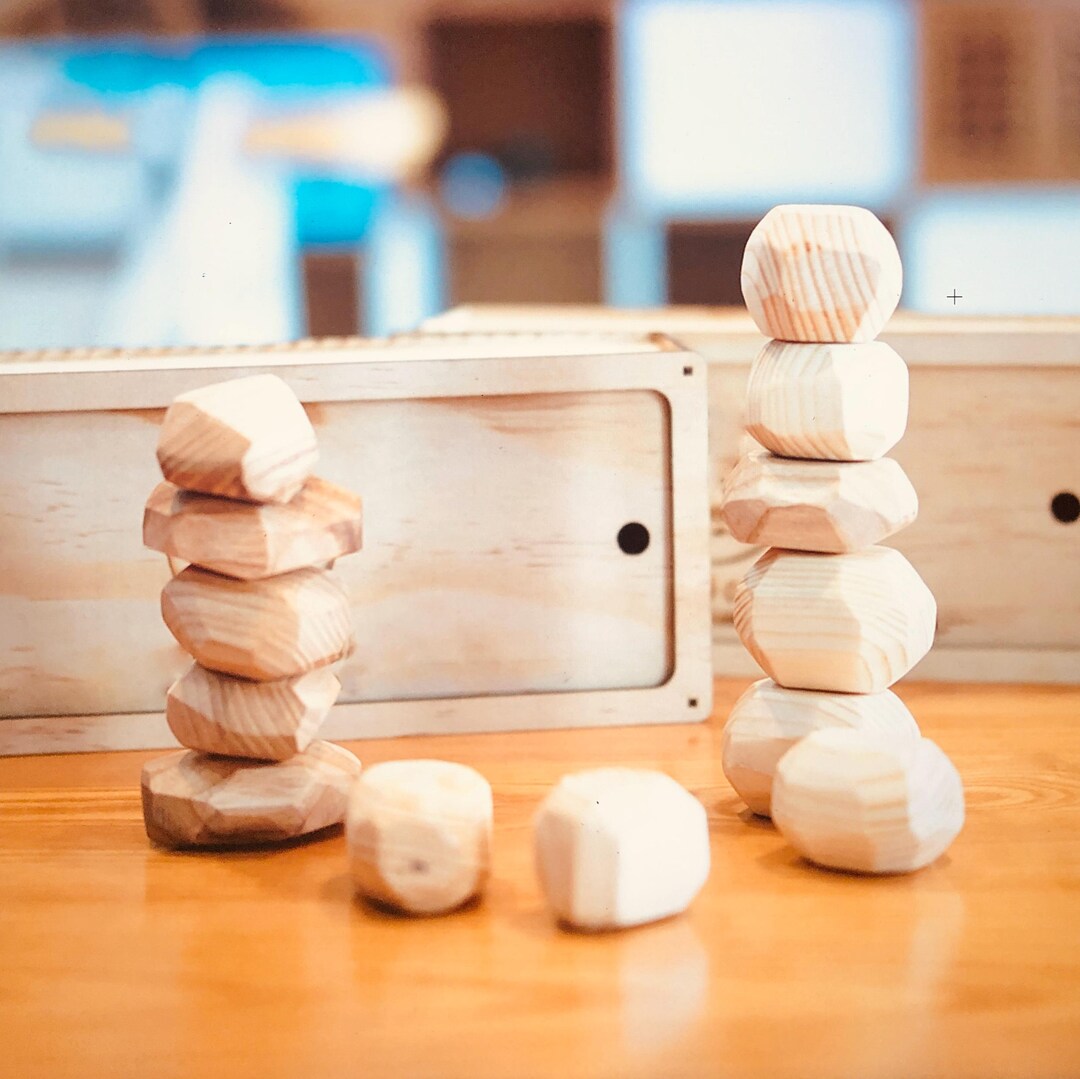 Personalized Name Wooden Balancing Block Eco-friendly Toys, Balancing ...