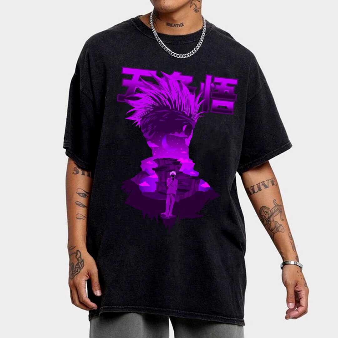 Anime Satoru Gojo Shirt Anime Gojo Sweatshirt Anime Friends - Etsy