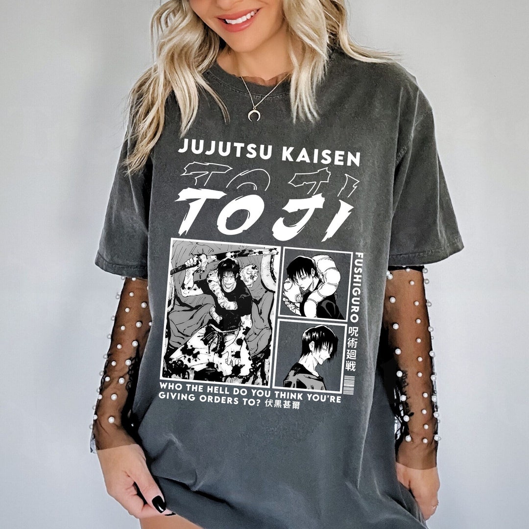 Fushiguro Toji Anime Shirt Anime Retro Shirt Anime Friends - Etsy