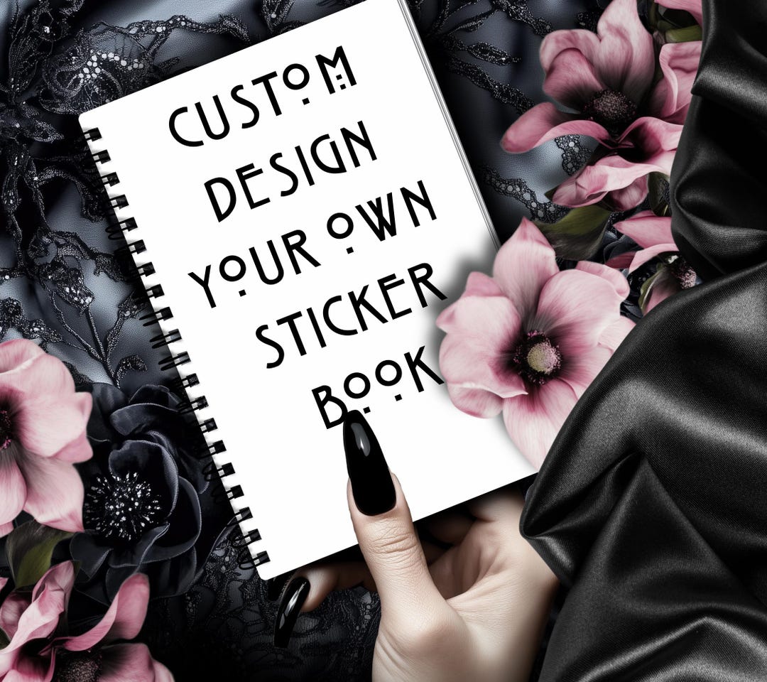 Custom Reusable Sticker Book – Personalized Sticker Album, 24/48 Pages ...