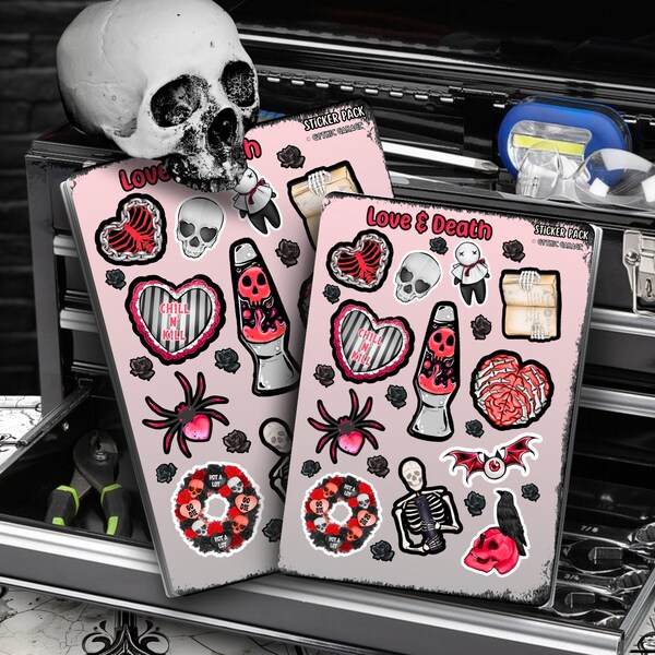 Goth Stickers - Etsy