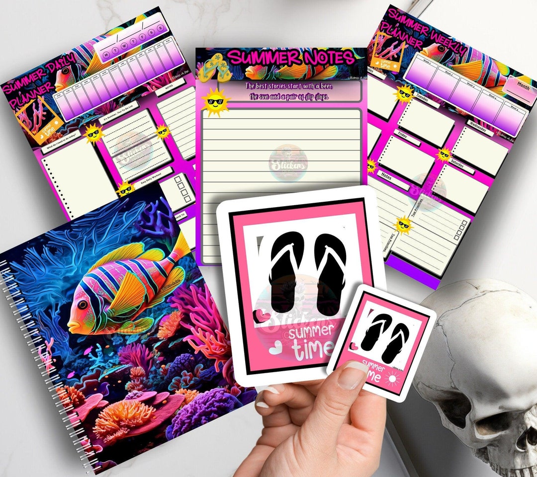 Summer Vacation Stationery Set, Perfect for Vacation Planning, Keep ...