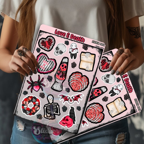 Goth Stickers - Etsy