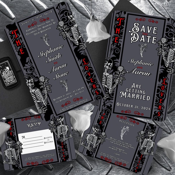 Gothic Celebration Invitation - Etsy