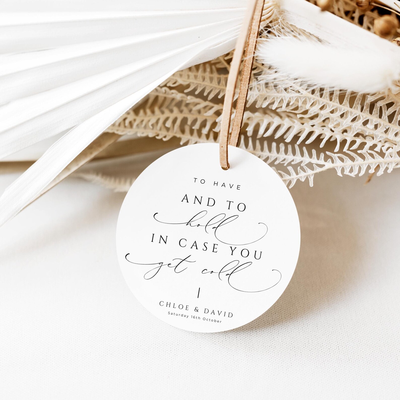 Wedding Blanket Tags, INSTANT DOWNLOAD, Tags for Blankets at Wedding ...