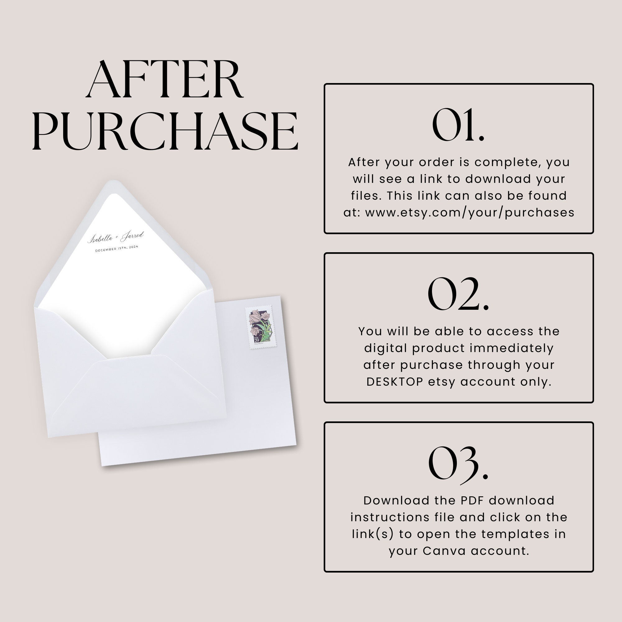 A7 Envelope Liner Canva, INSTANT DOWNLOAD, A9 Envelope Liner, Custom ...