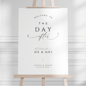 Day After Wedding Brunch, INSTANT DOWNLOAD, Morning After Welcome ...