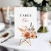 Table Numbers Signs With Qr Code, INSTANT DOWNLOAD, Reception Table ...