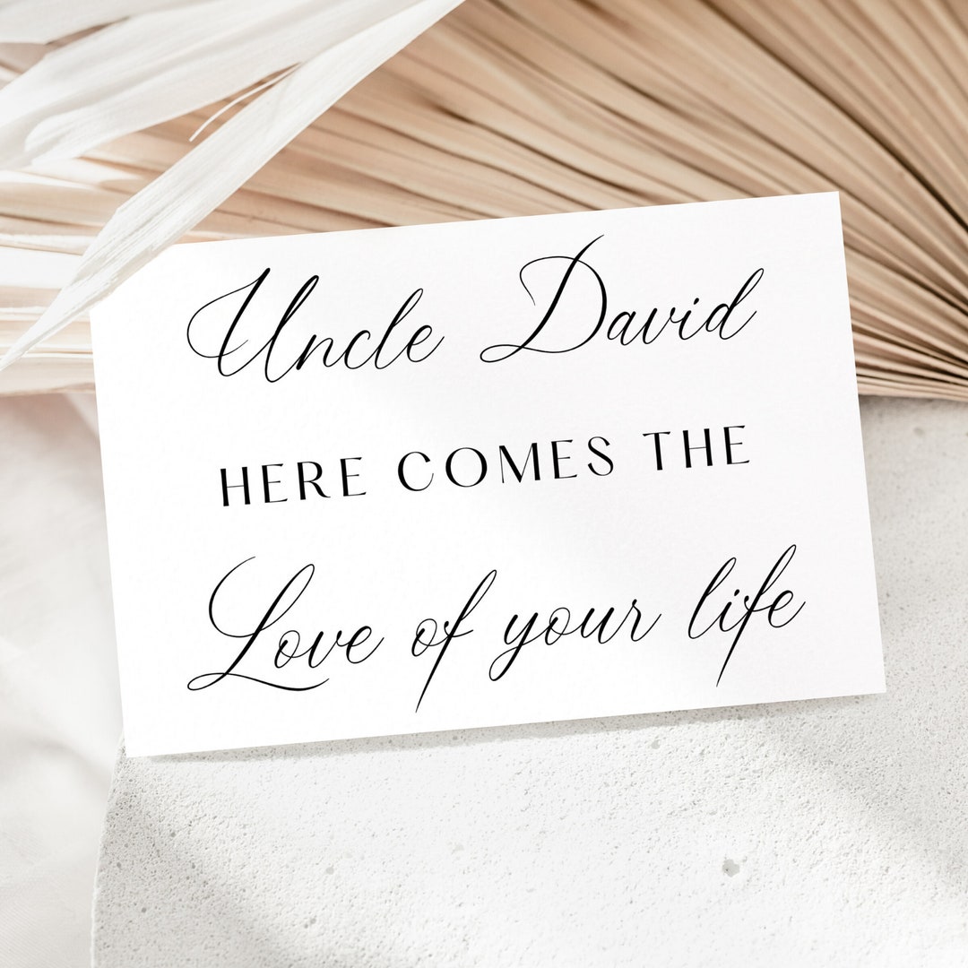 Ring Bearer Sign Modern Wedding, INSTANT DOWNLOAD, Personalized Ring ...