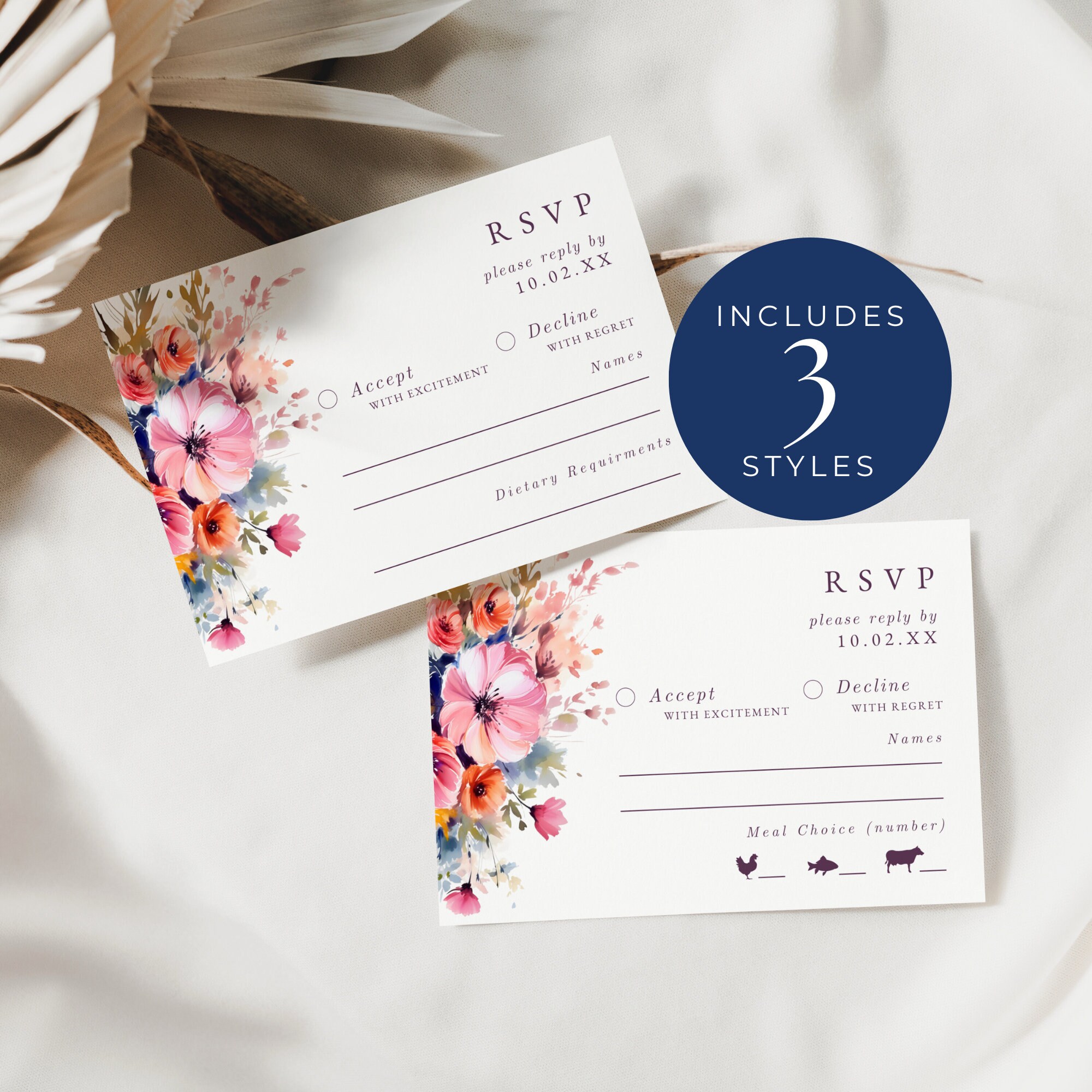 Ejemplo De Tarjetas Rsvp Para Cenas