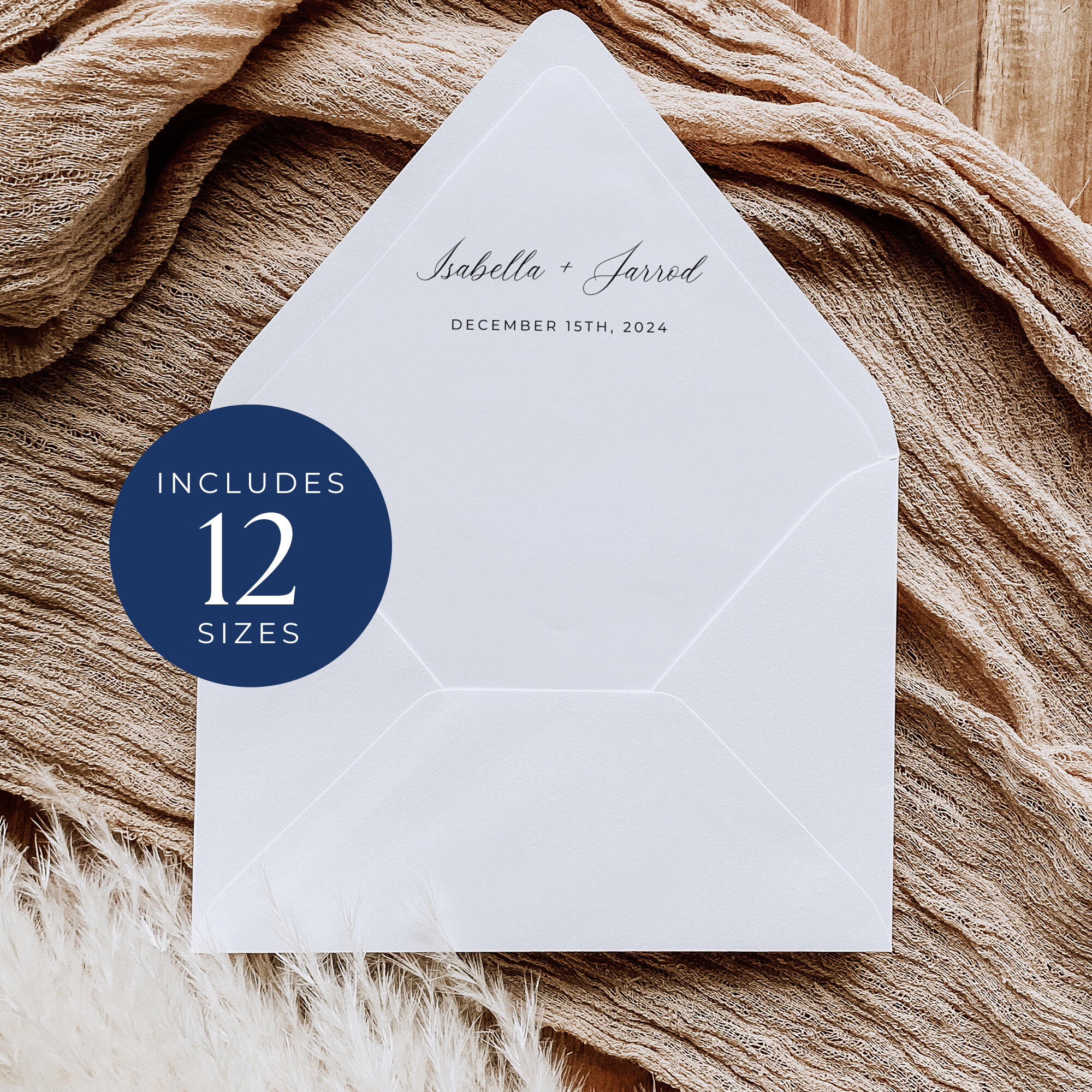 A7 Envelope Liner Canva, INSTANT DOWNLOAD, A9 Envelope Liner, Custom ...