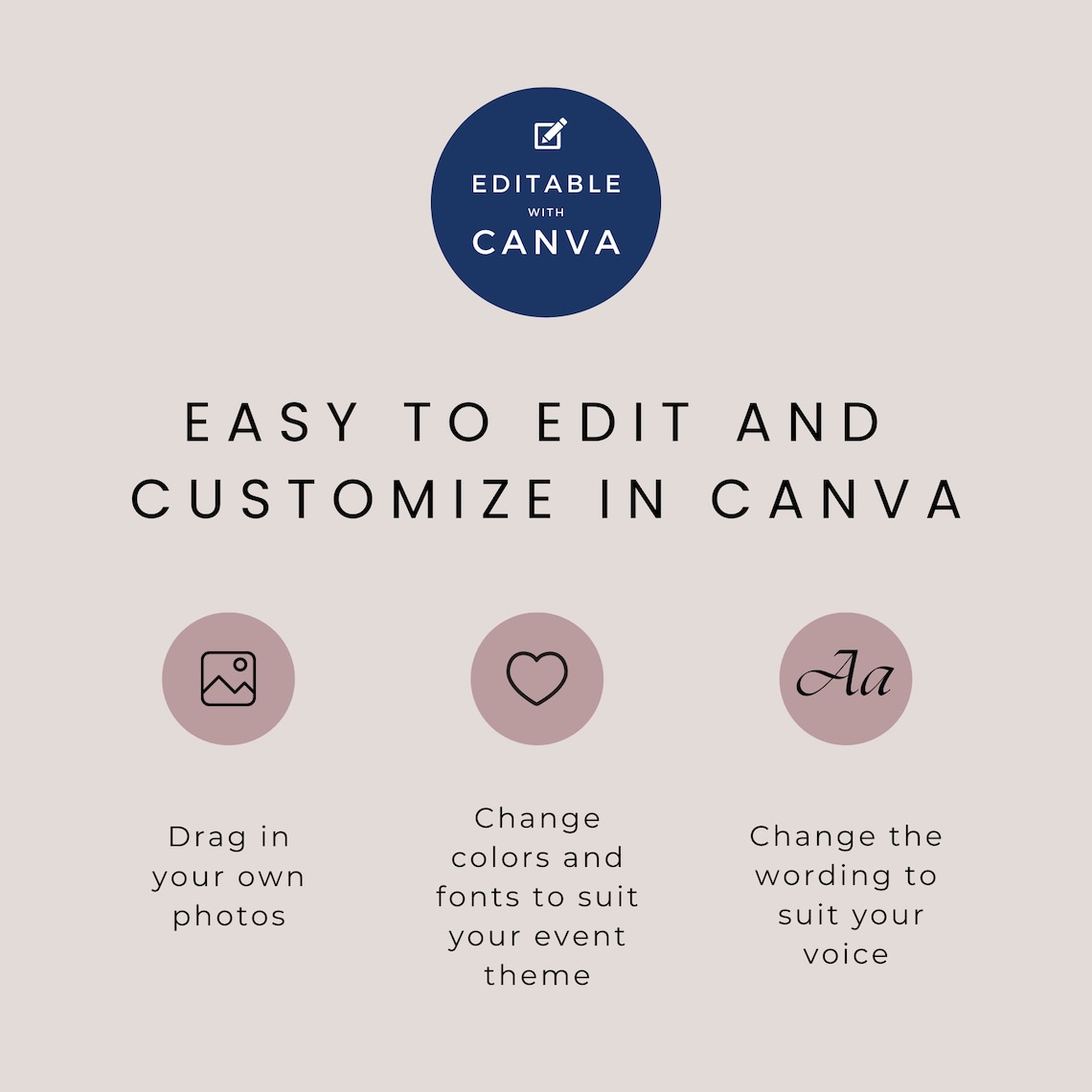 Colorful Floral Wedding Welcome Sign Template, INSTANT DOWNLOAD, Canva ...