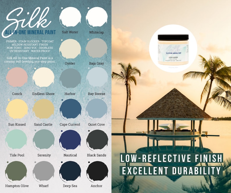 Dixie Belle Silk All-in-one Mineral Paint - Etsy