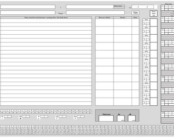 PRINTABLE T20 Cricket Scorecard ORIGINAL FORMAT - Etsy UK