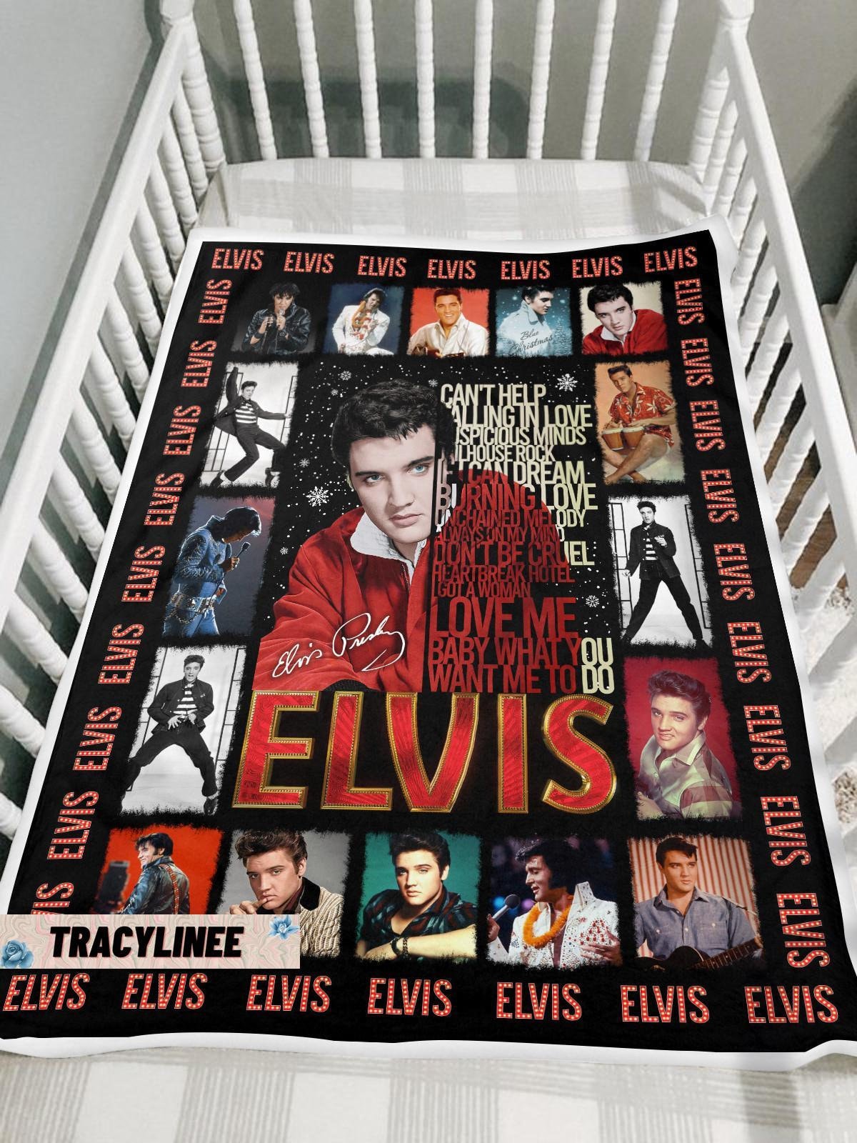 Elvis Fleece Blanket, Elvis Comforter Blanket, Elvis Presley Travel ...