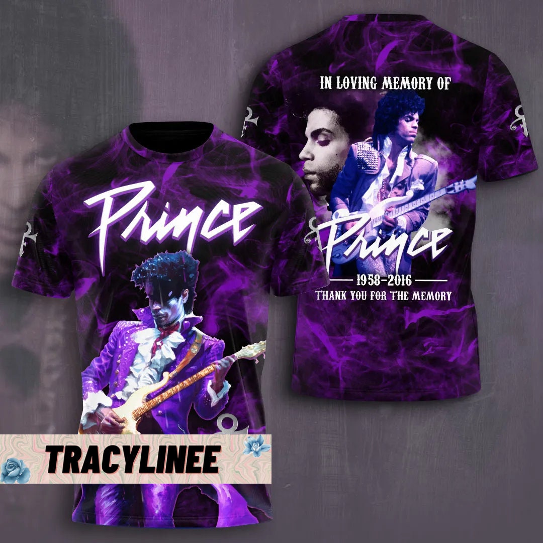 Prince Hoodie, In Loving Memory Of Prince 3D Hoodie, Prince Singer Tee ...