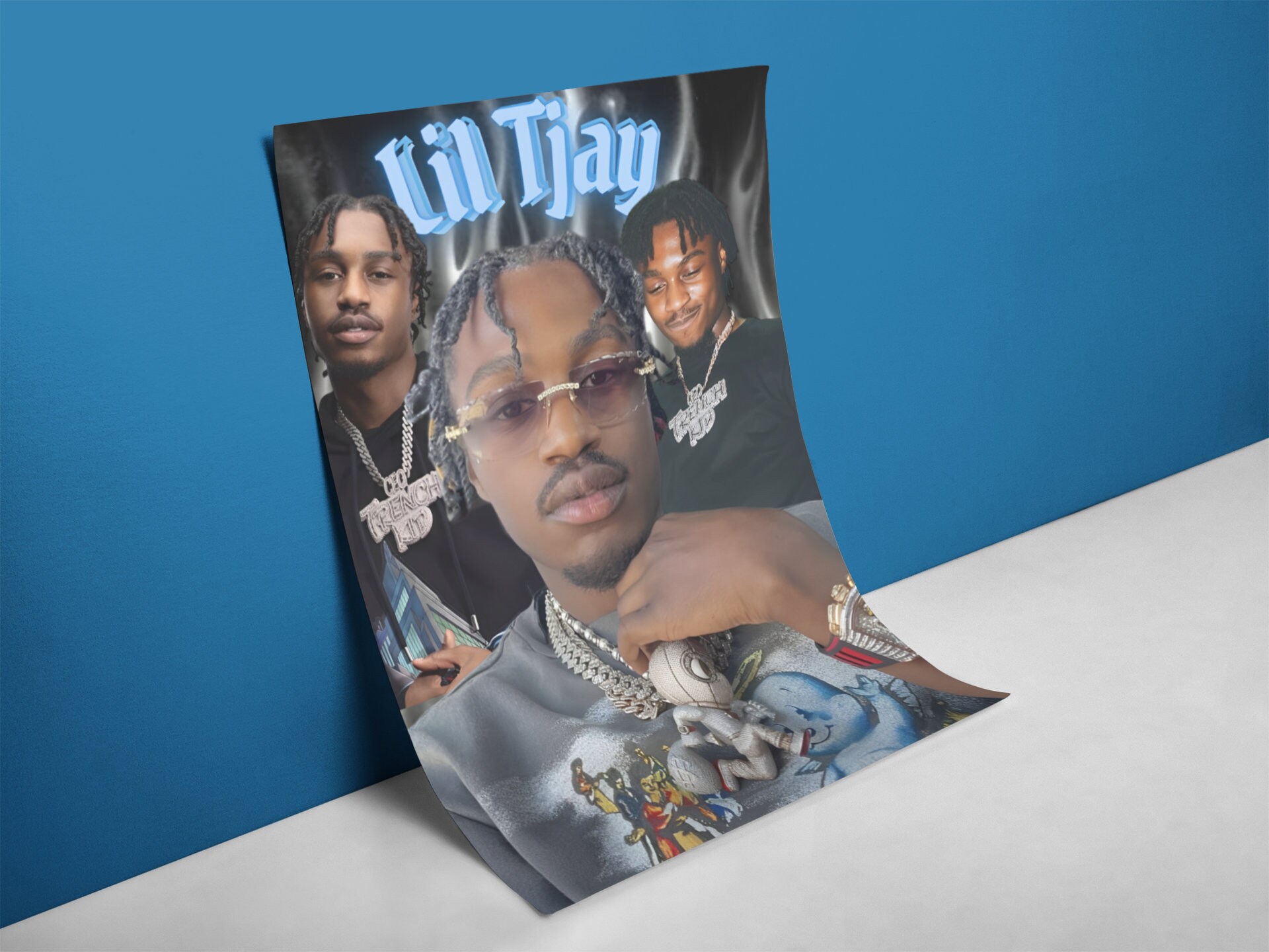 Lil Tjay Poster, Digital Download, Room Decor, Gift for Girlfriend ...