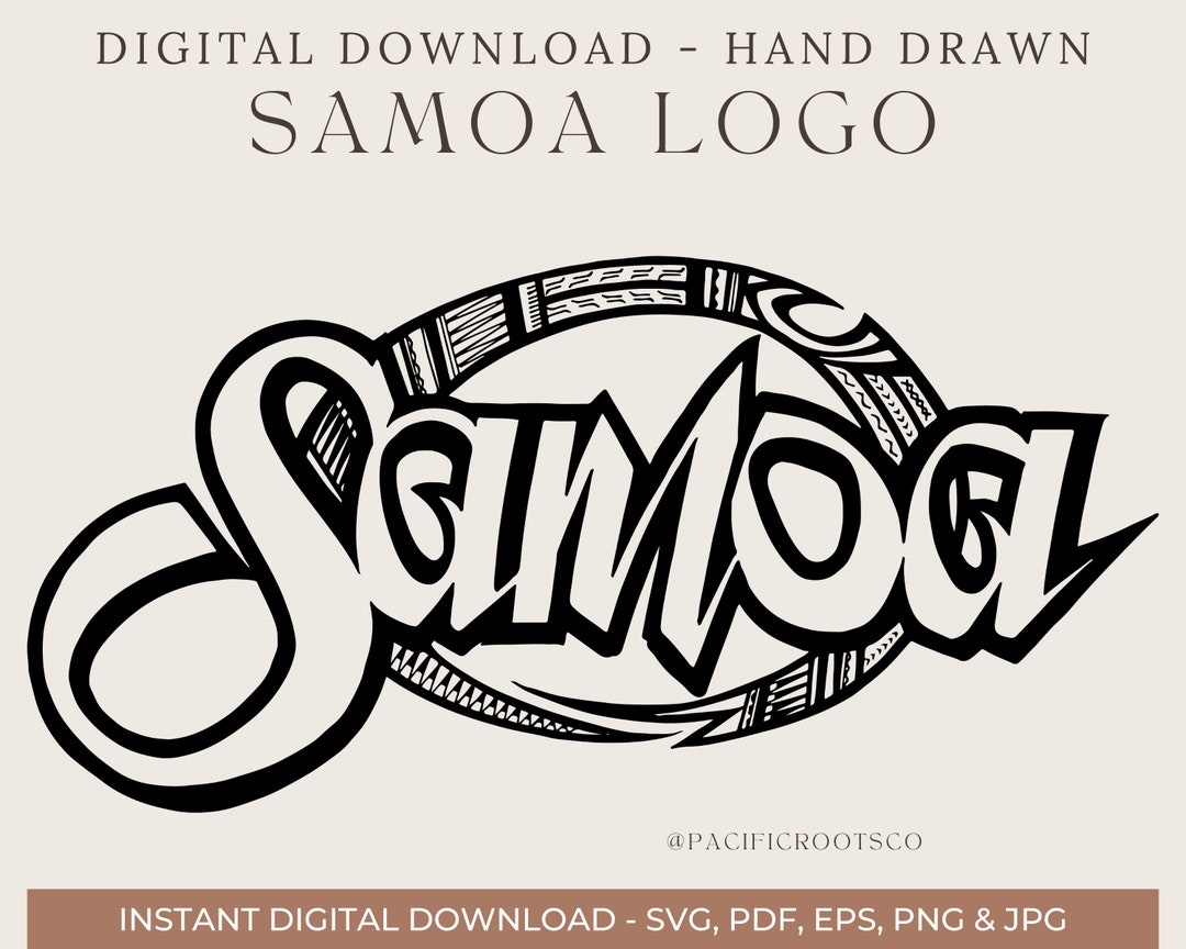 Samoa Logo Digital Download Tribal Tatau Polynesian Pacific Island ...