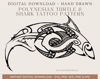 Polynesian Samoa Digital Download Tattoo Pattern Tribal Tatau Pacific ...
