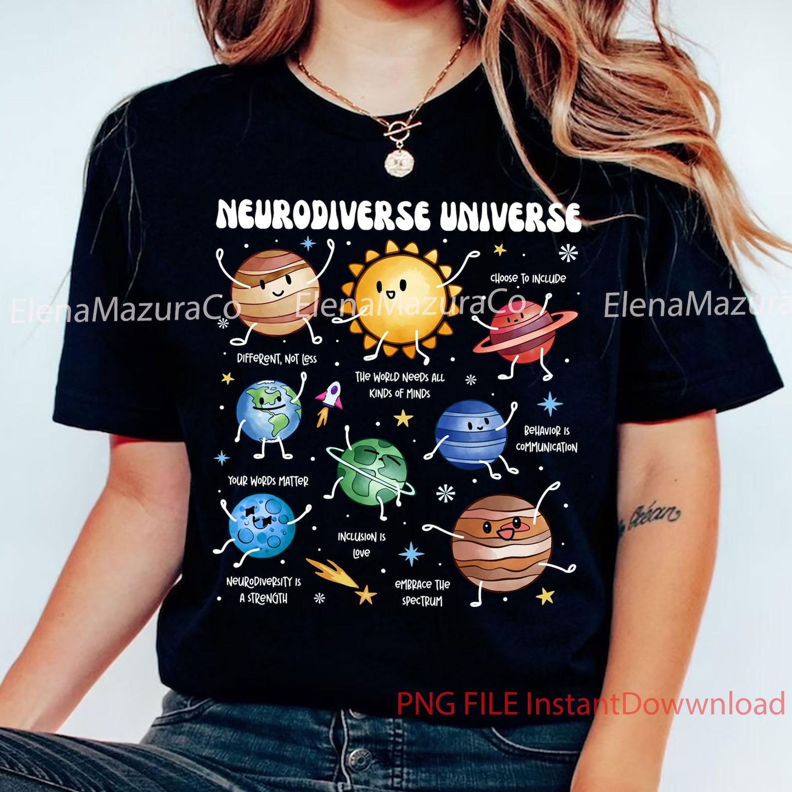 Neurodiverse Universe Png, Special Education Teacher Png, Autism ...