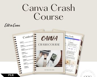 Canva 101 How to Guide Canva Crash Course With Master Resell Rights MRR & Private Label Rights ...