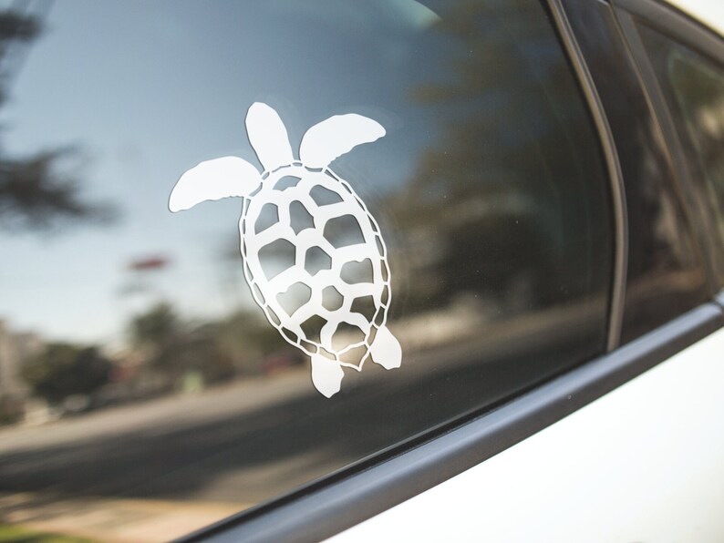 Sea Turtle Decal Car Window Decal Car Vinyl Decal Laptop Decal Bumper ...