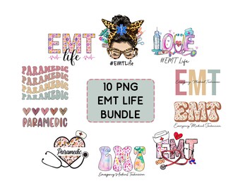 EMT Emergency Medical Technician Png Paramedic Ambulance - Etsy