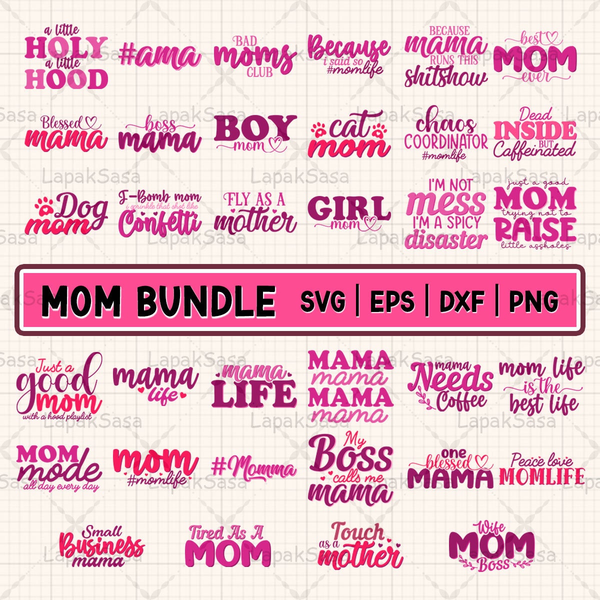 Mama Svg Blessed Mama Svg Mom Life Svg Mothers Day Svg Etsy