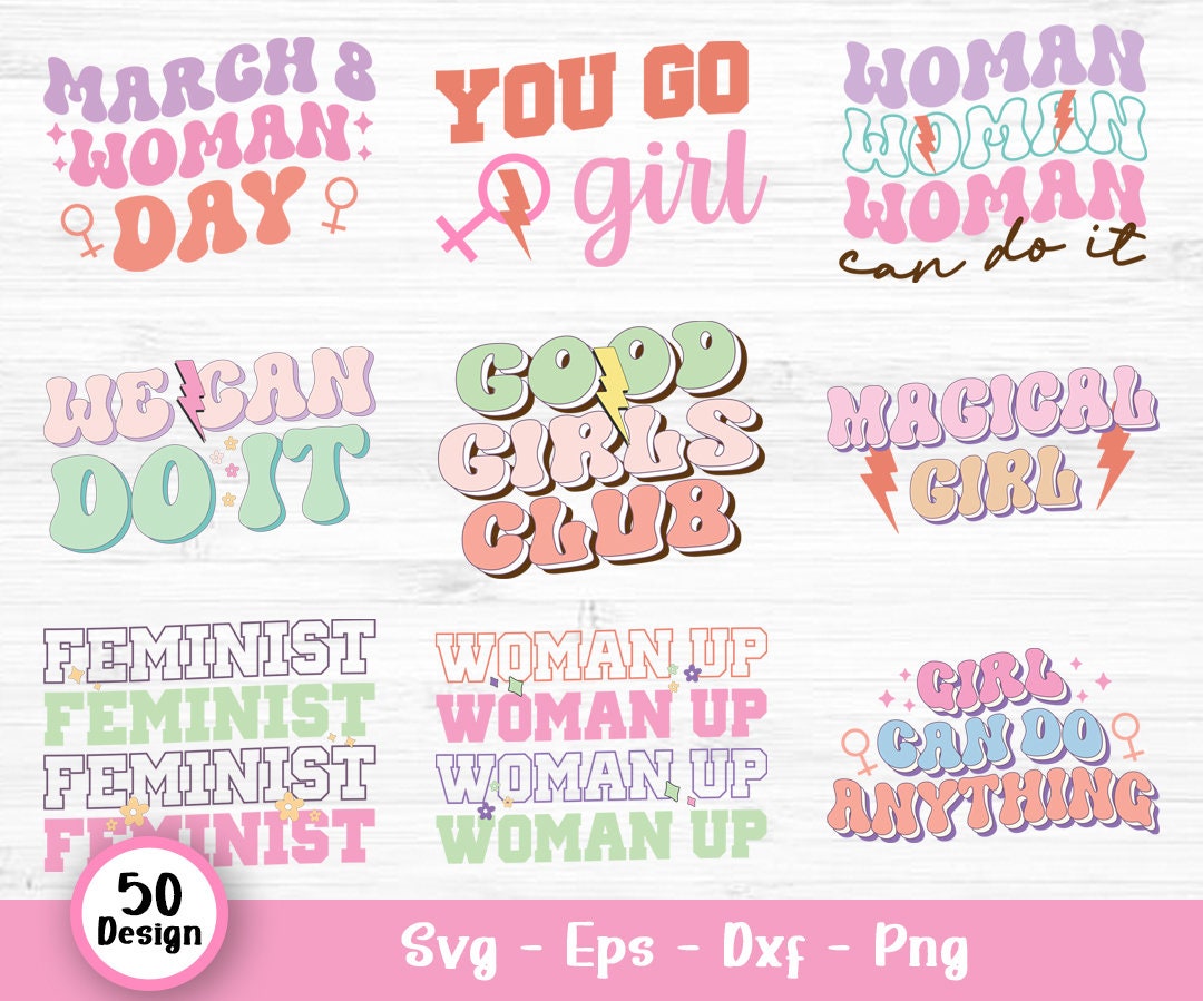 Girl Power Svg Bundle, Girl Leader Svg, Boss Babe Svg, Girl Boss Svg ...
