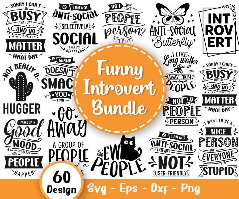 Introvert Svg Bundle, Introvert Svg, Introvert Shirt Svg, Introvert ...
