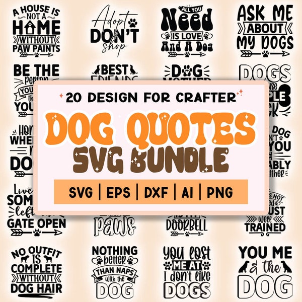 Dog Quote Svg - Etsy