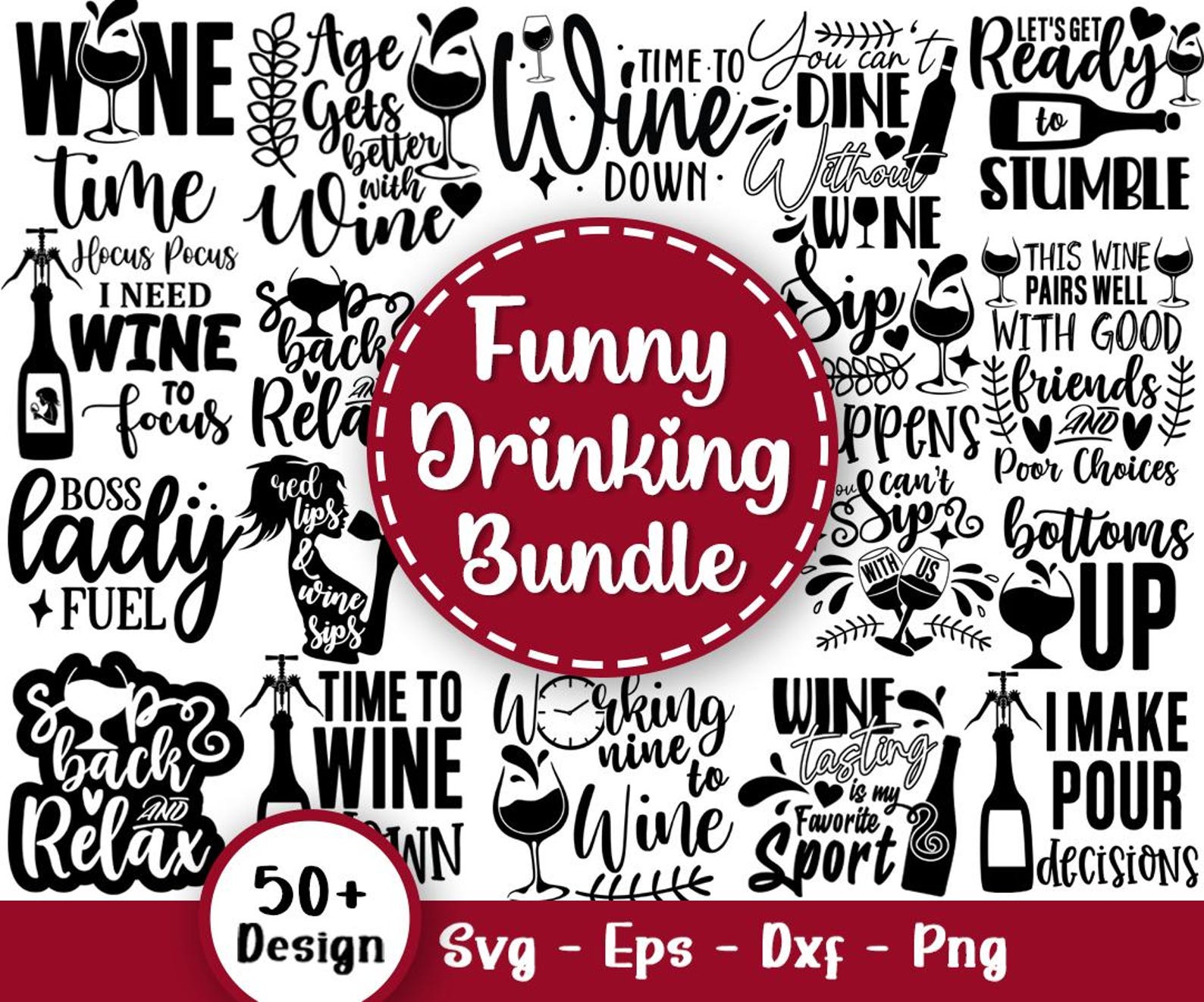 Funny Drinking Svg Bundle, Alcohol Svg, Alcohol Quotes Svg, Coaster Svg ...