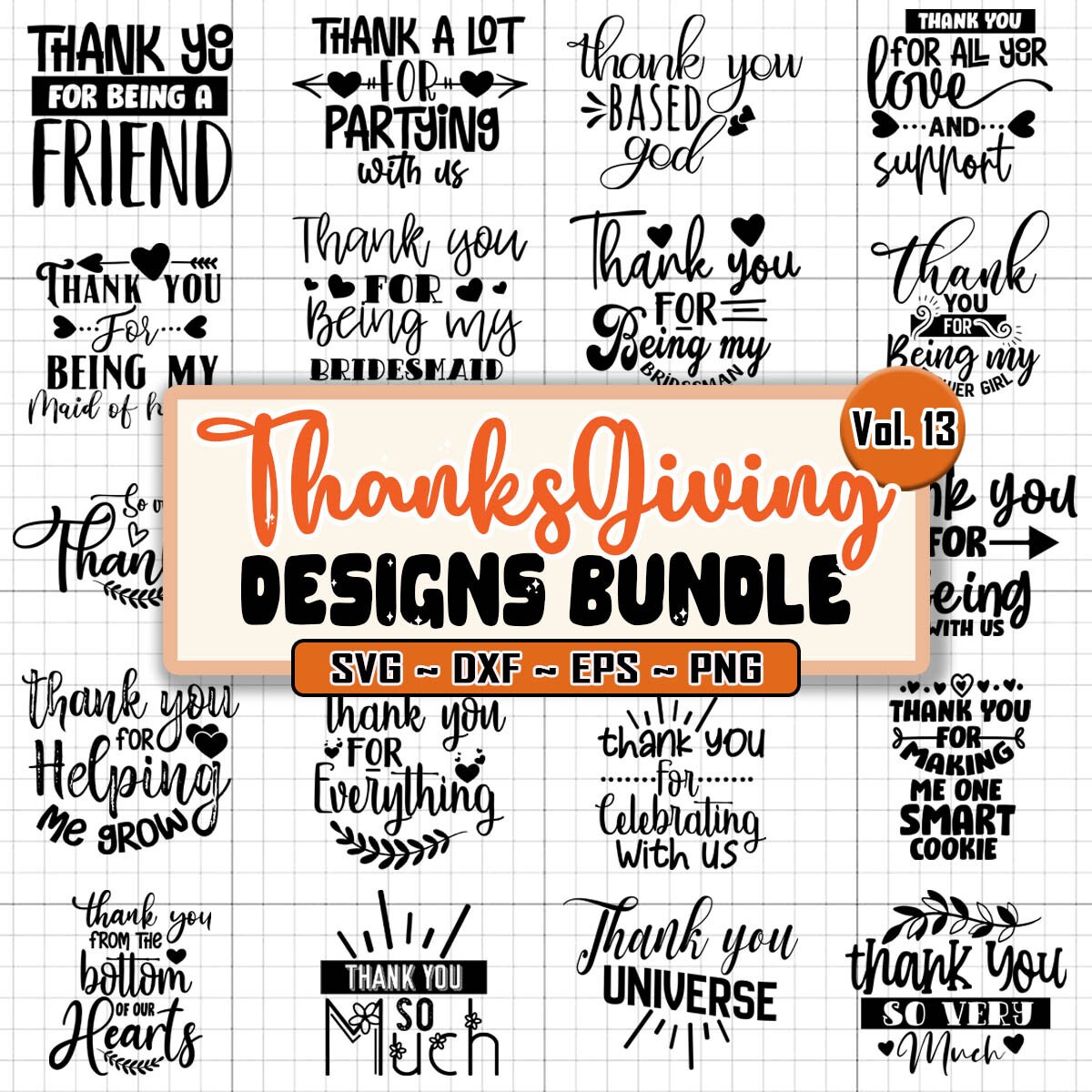 Thanksgiving Svg Bundle Thank You Svg Thanksgiving Shirt - Etsy