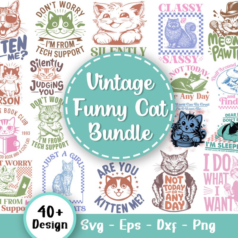 Cat Quotes Svg - Etsy