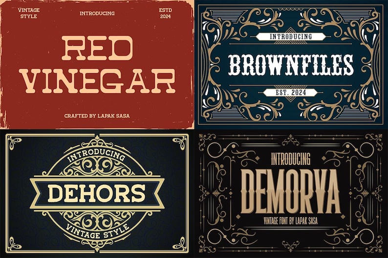 Western Font Bundle - Wild West Font, Old West Font, Western Font ...