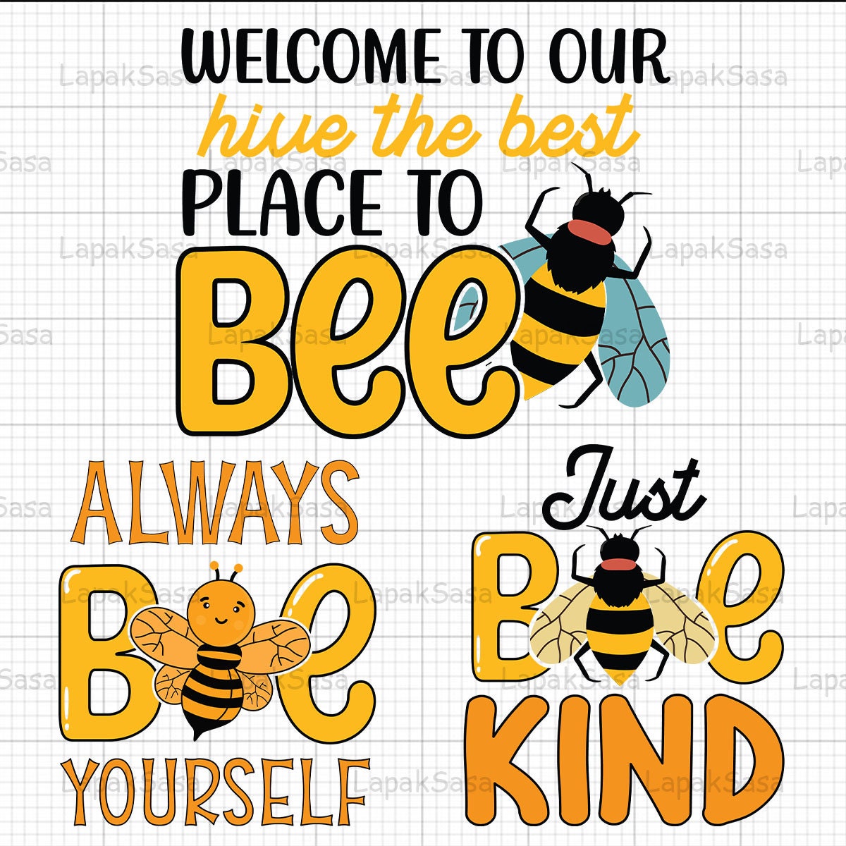 Bee Svg Bundle Bumble Bee Svg Honey Bee Svg Bee Png Bee - Etsy