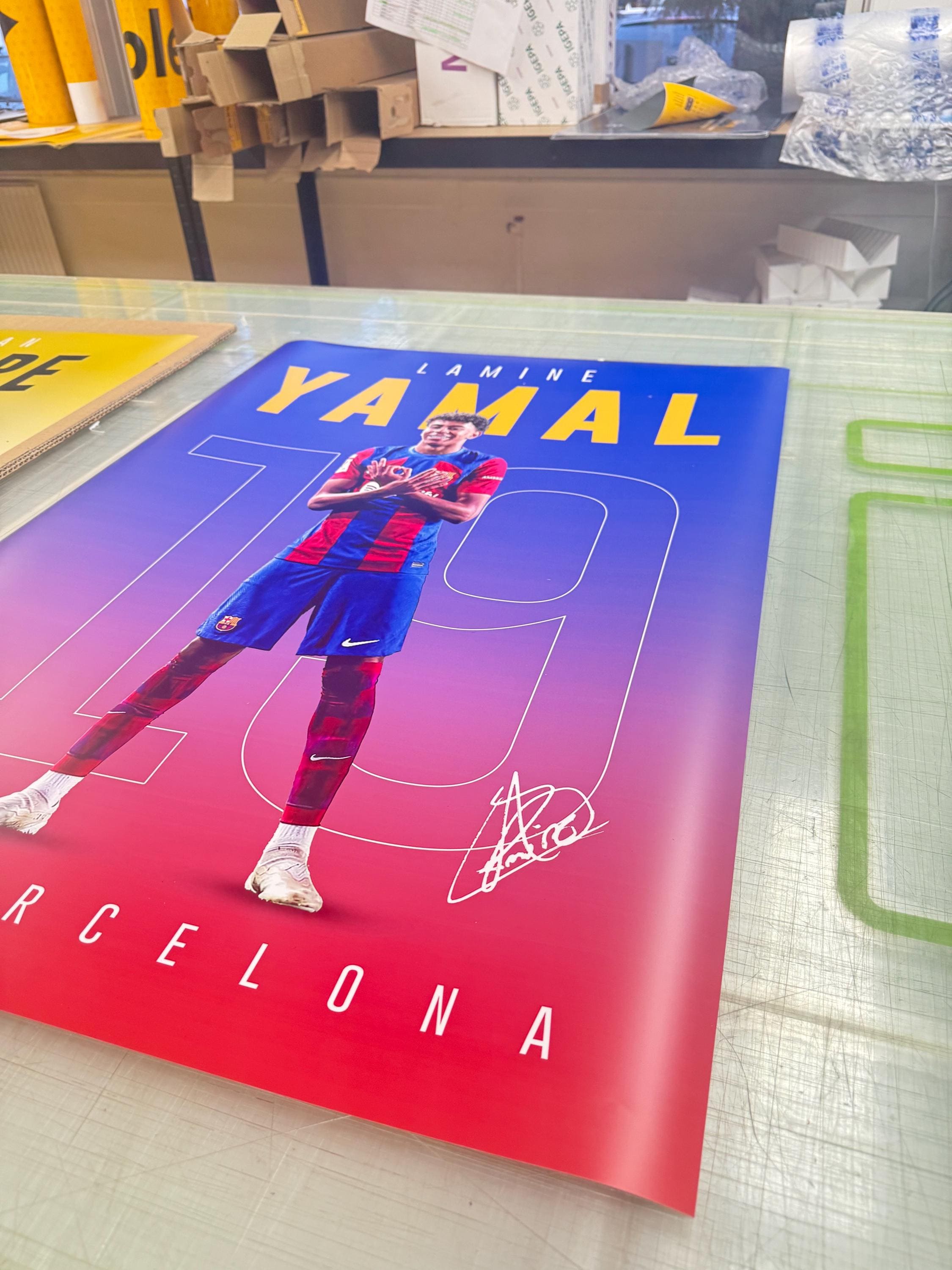 Lamine Yamal Photo SMILE Poster, Lamine Poster, Yamal Gift, Soccer ...