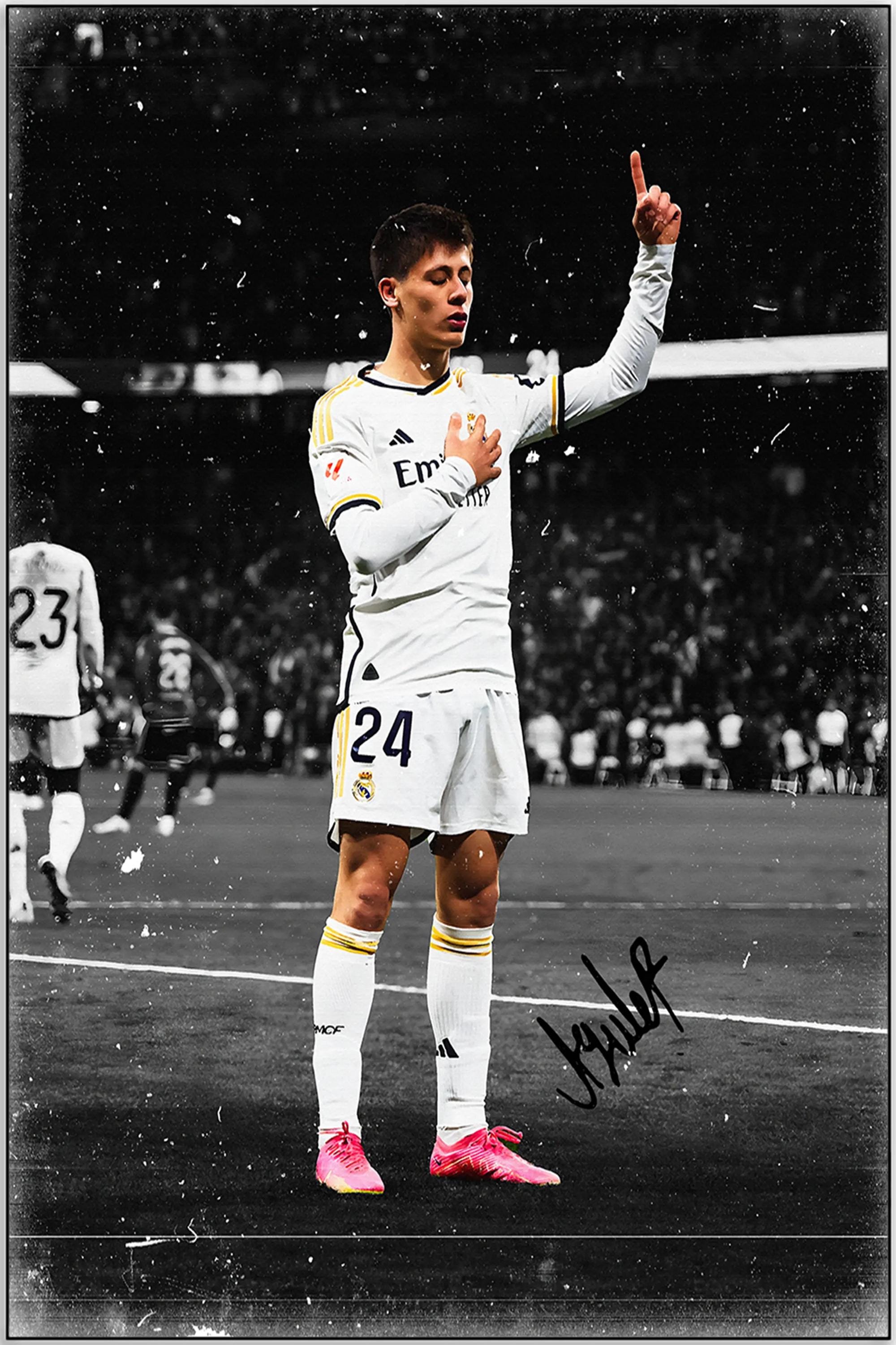 Arda Güler Poster,arda Guler Poster, Soccer Poster, Arda Guler Wall Art ...