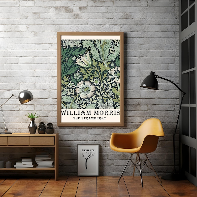 William Morris Green Poster, Morris Art Poster, Trendy Morris Poster ...