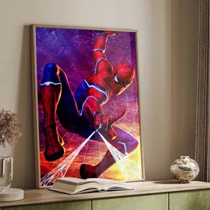 Spider Man Poster, Spiderman Movie Poster, Super Hero Poster, Spiderman ...