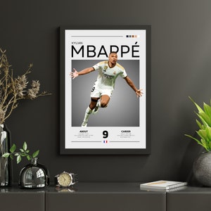 Kylian Mbappe Real Madrid Victory Poster, France Footballplayer, Soccer ...