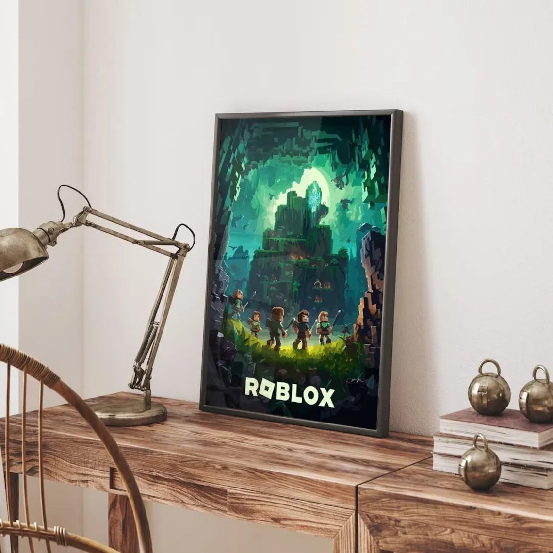 Roblox Poster, Fan Gift, Video Game Poster, Gaming Room Decor, Gamer ...