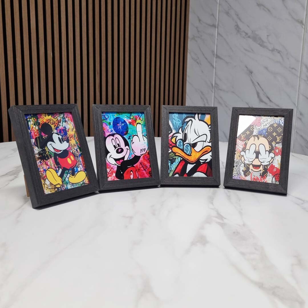 Mickey Mouse Street Art Poster: Modern Graffiti Pop Art - Etsy