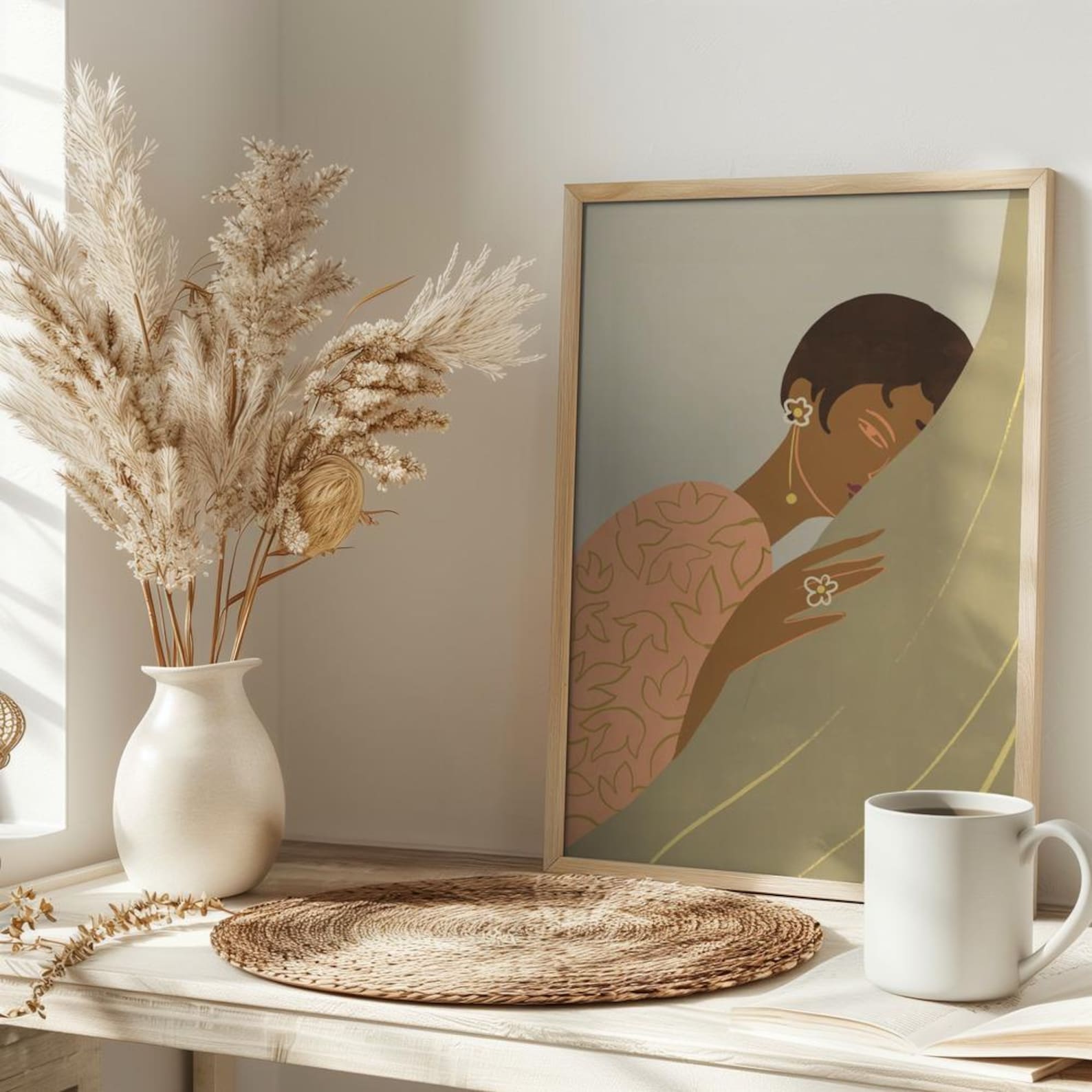 The Introvert Poster - Arty Guava, Colourful Art Print, Minimal ...