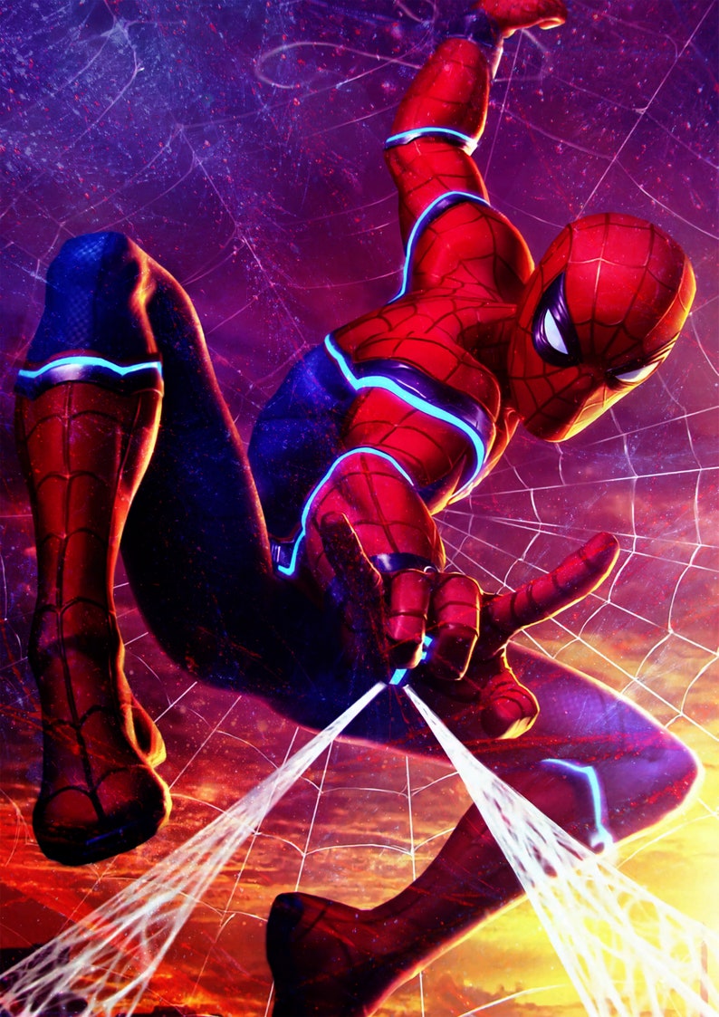 Spider Man Poster, Spiderman Movie Poster, Super Hero Poster, Spiderman ...