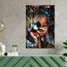 Blue Diamond Eyes Poster, Nature Art Poster, Bird Kid Photo Poster ...