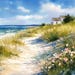 Cape Cod Art Print Seaside Wall Art Beach Scene Art Dune Path Summer ...