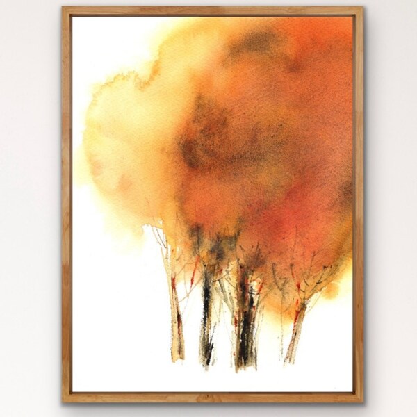 Fall Tree Art - Etsy