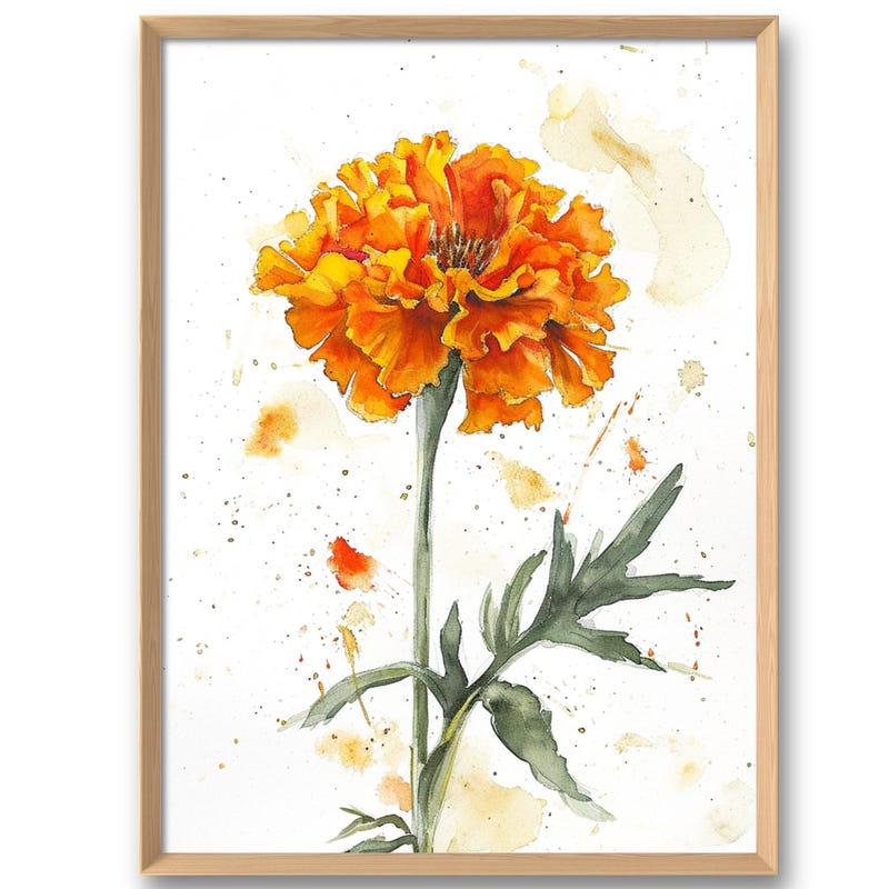 Marigold Print - Etsy